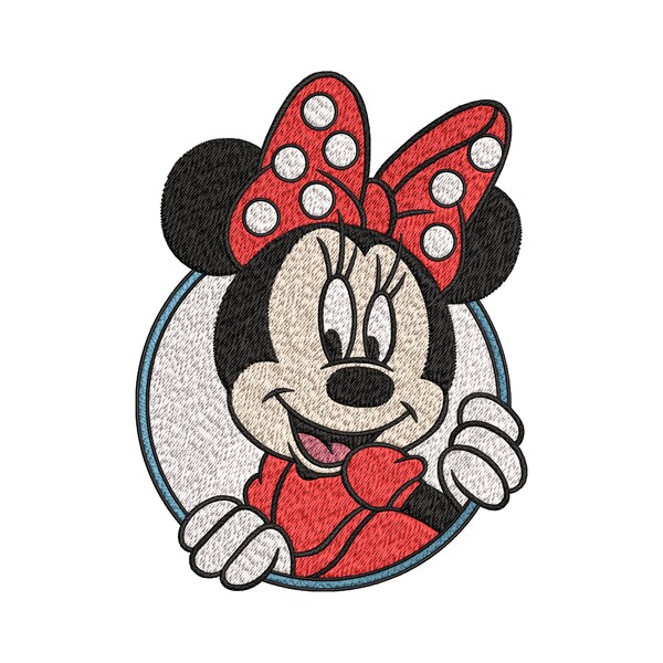 Minnie Mouse Embroidery Design - Etsy