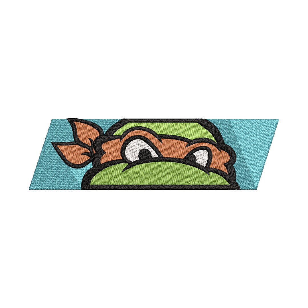 Mutant Ninja Turtles Michelangelo Embroidery Design, Kids Embroidery ...