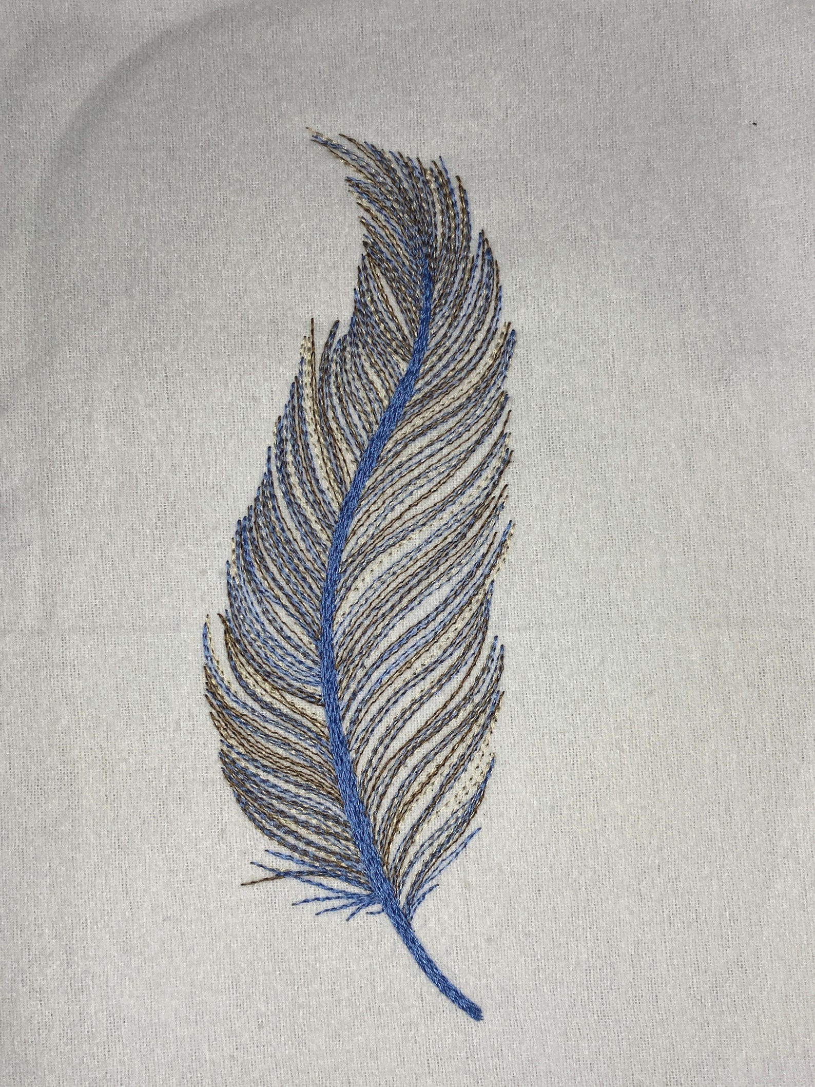 Feather Machine Embroidery Design: 2 Sizes (digital Download) - Etsy