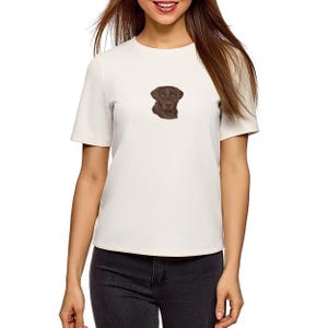 Chocolate Labrador Retriever Dog Machine Embroidery Design - 5 Sizes ...