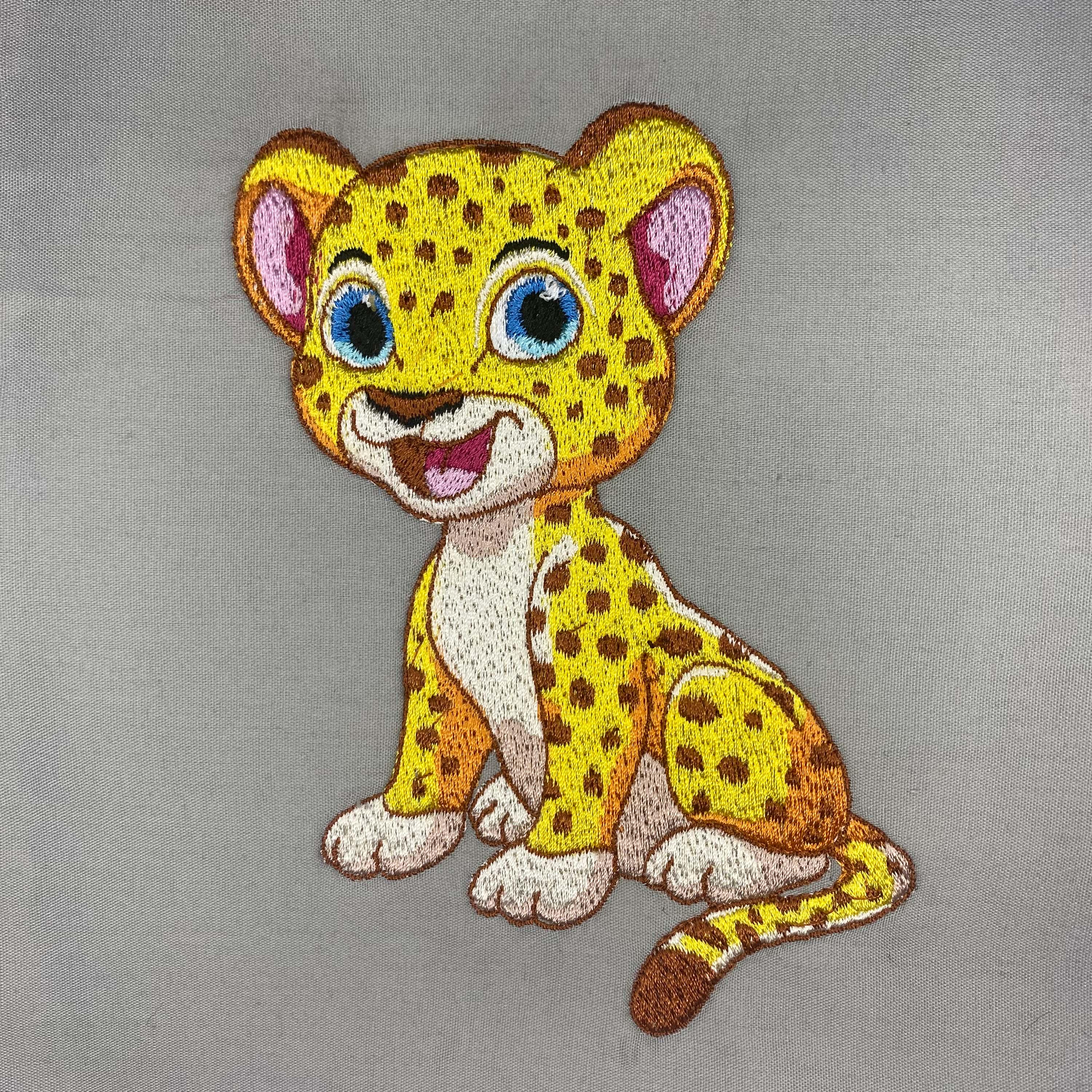 Leopard Embroidery Design – Cheetah Applique (digital File - Etsy