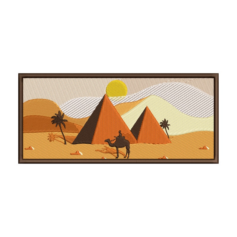 Desert Embroidery Pattern - Etsy