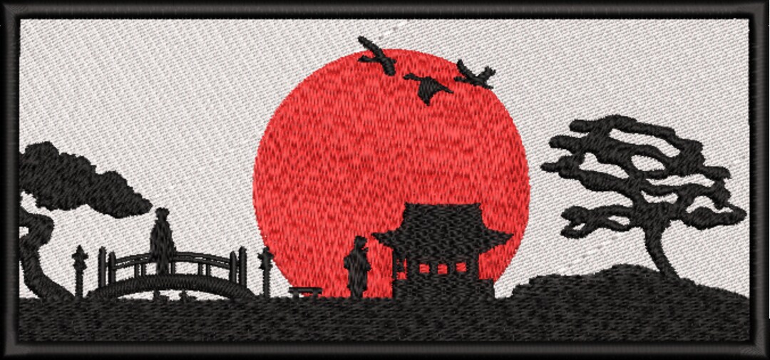 Japan Embroidery Design, Machine Embroidery Design, Digital Embroidery ...