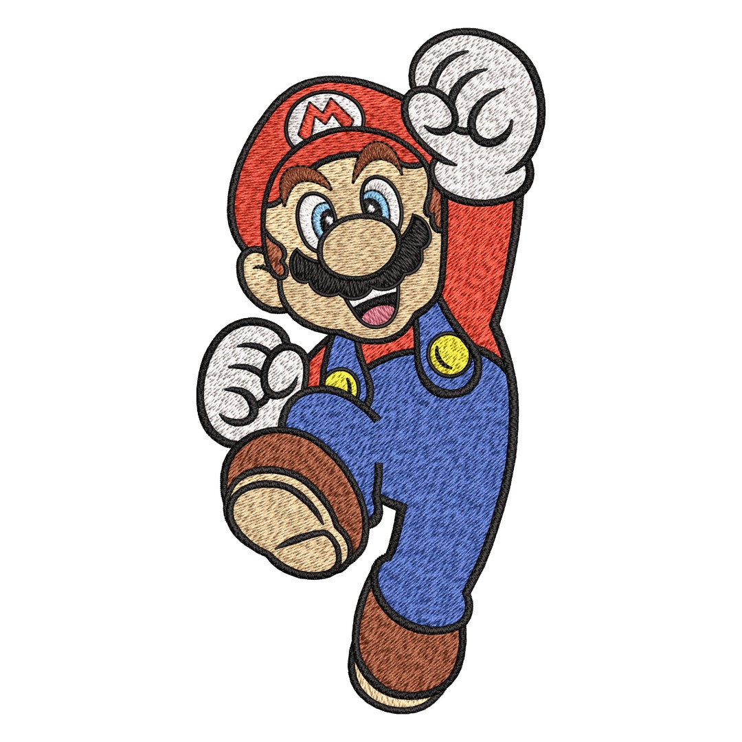 Mario Embroidery Design, Kids Embroidery, Machine Embroidery Design ...
