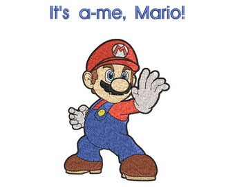 Super Mario Embroidery Design 1 - Etsy