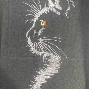 Cat Shadow Machine Embroidery Design - 1 Size - Digital Embroidery File ...