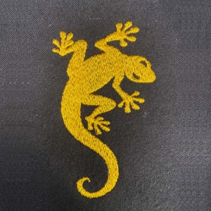 Lizard Machine Embroidery Design 5 Sizes Lizard Digital Embroidery File ...