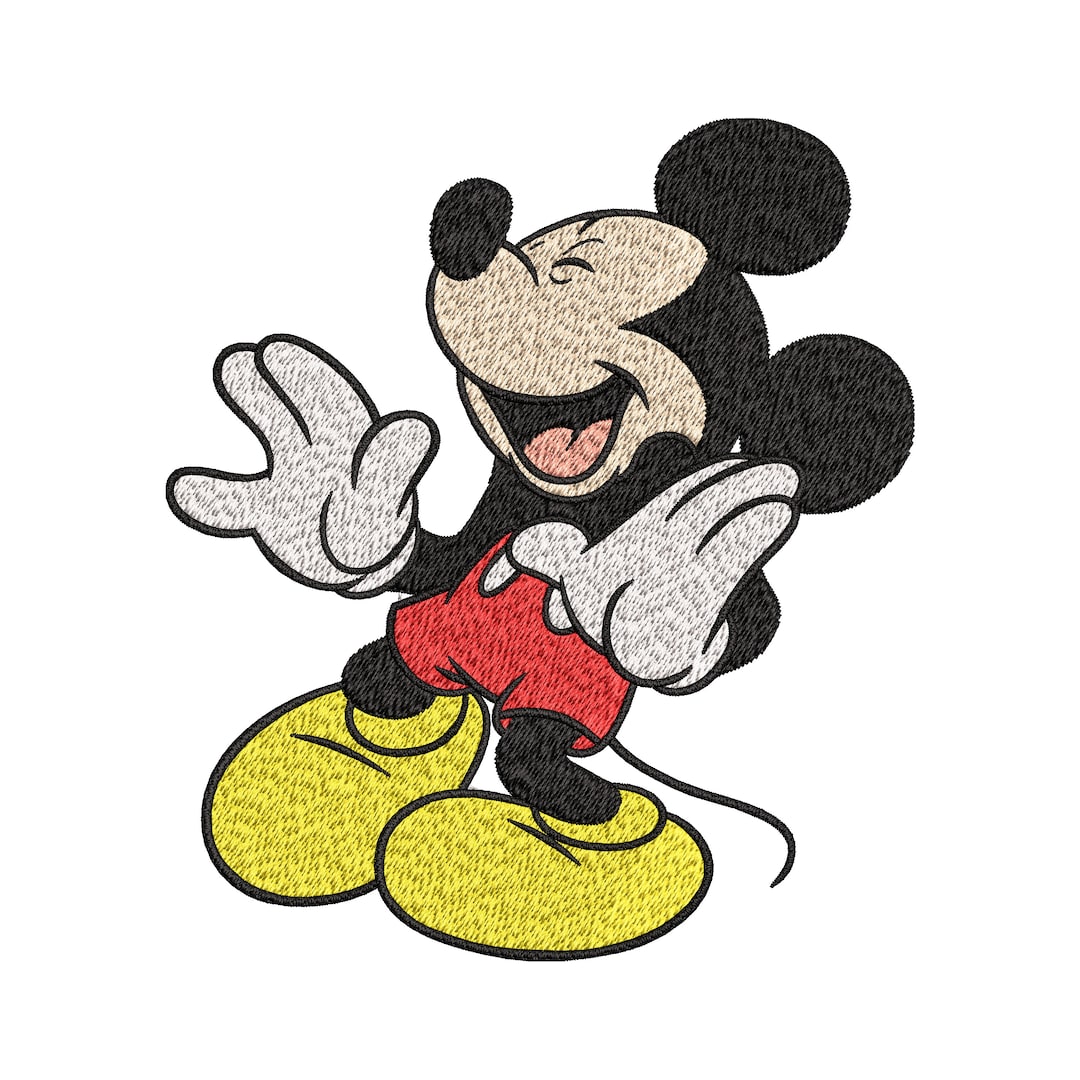 Mickey Mouse Embroidery Design, Kids Embroidery, Machine Embroidery ...