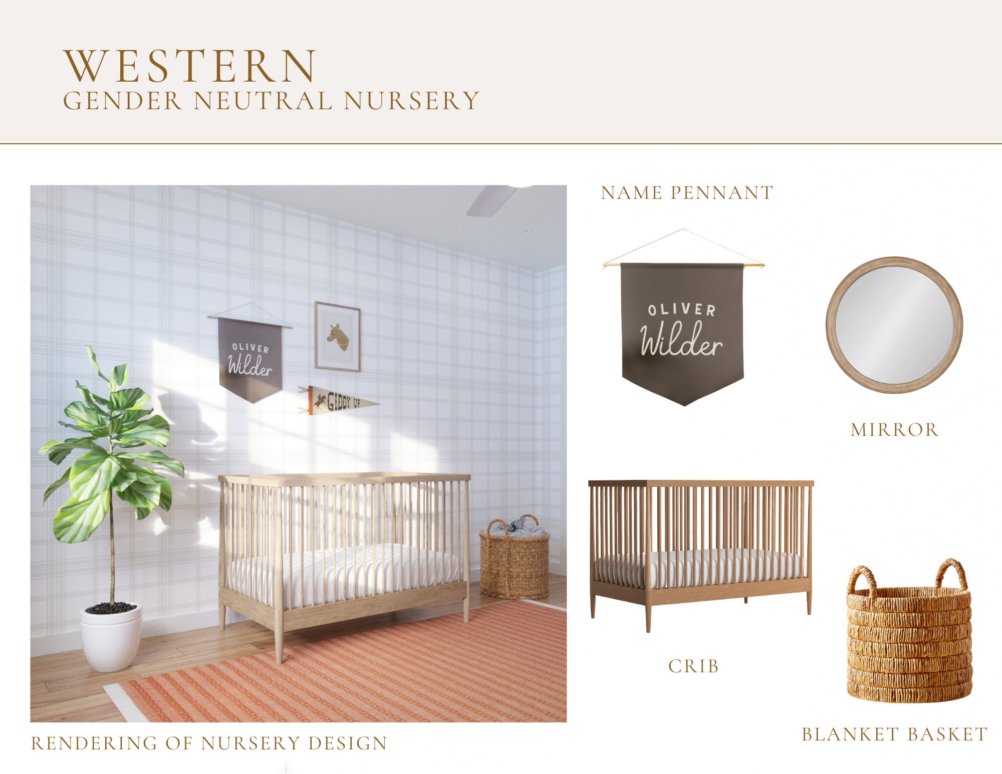 Western Themed Gender Neutral Nursery | Instant Downloadable Nursery ...