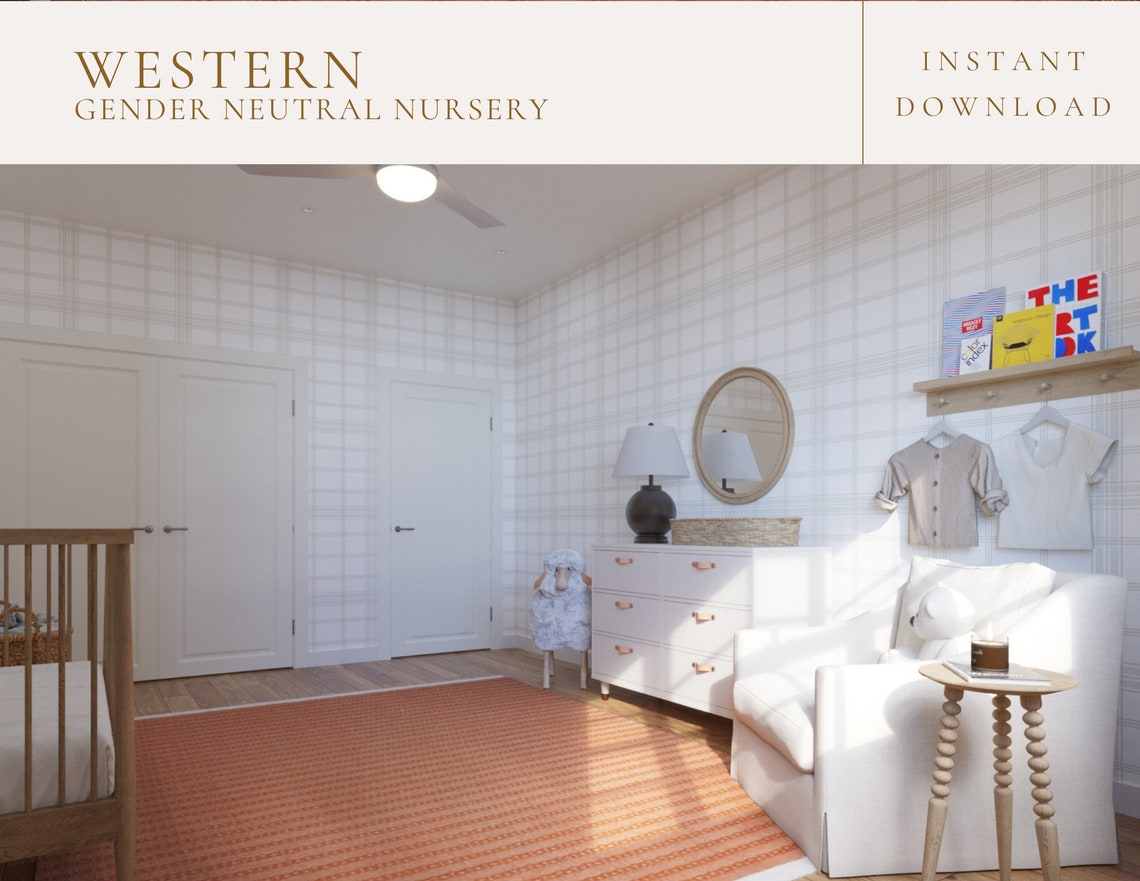 Western Themed Gender Neutral Nursery | Instant Downloadable Nursery ...