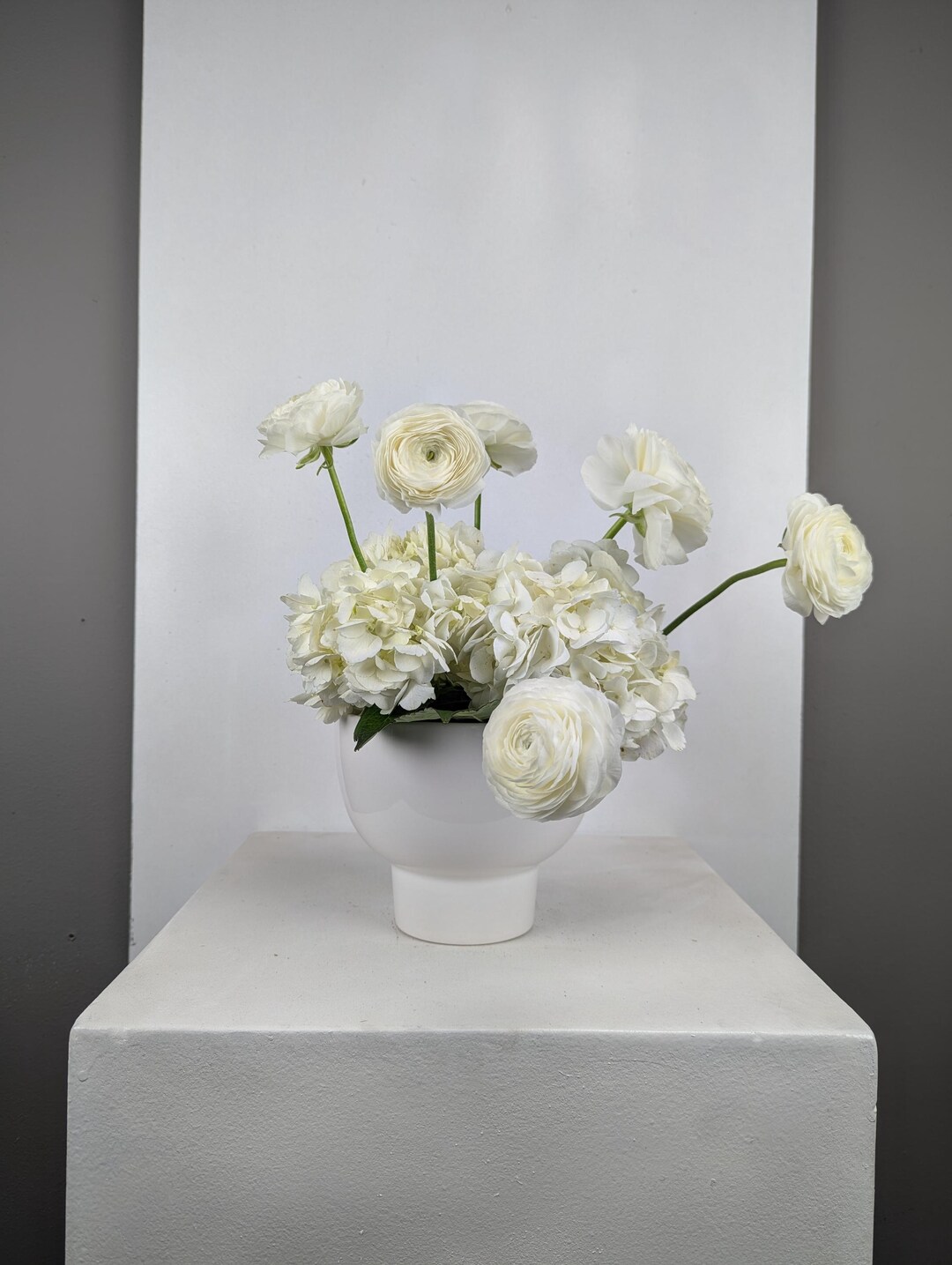 White Ceramic Compote 6.5 X 5.25 - Etsy