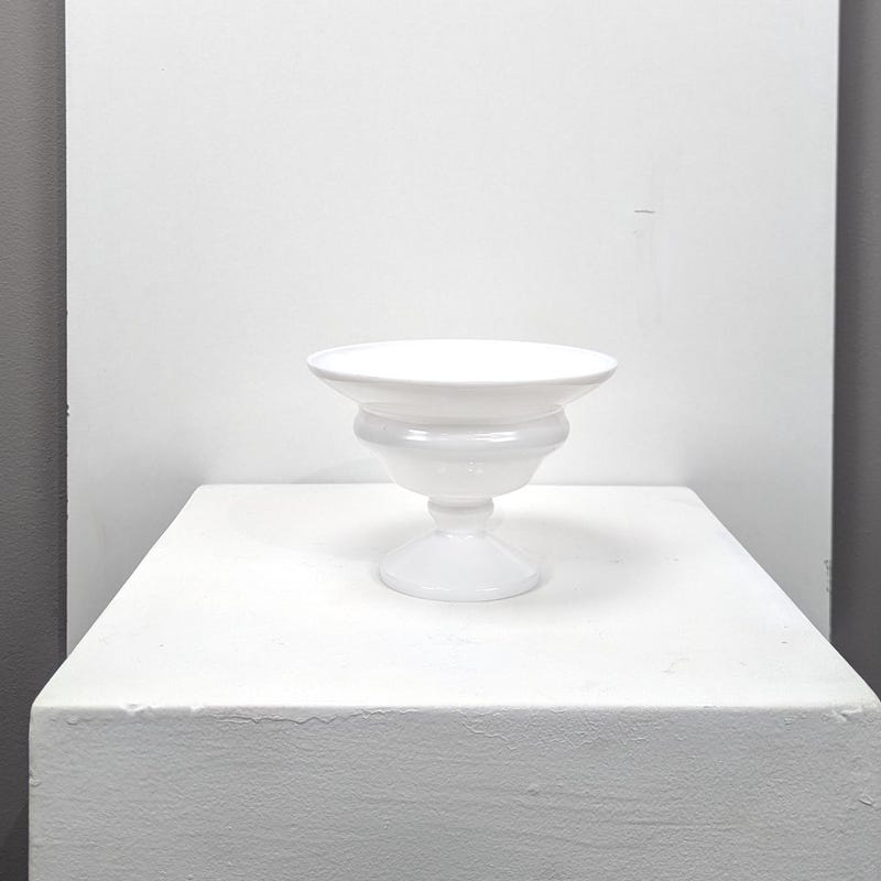 White Footed Compote Bowl - Etsy