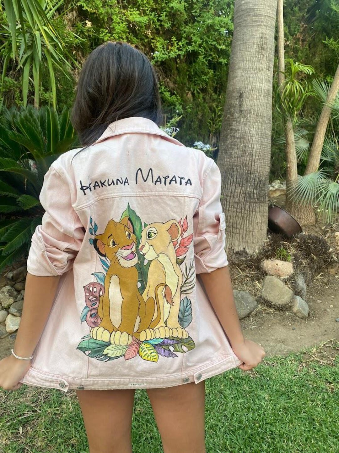 Hand-painted Disney Denim Jacket | Custom Disney Artwork | Personalized ...