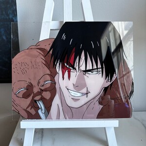 Toji Zenin 8x10 JJK Anime Glass Painting - Etsy