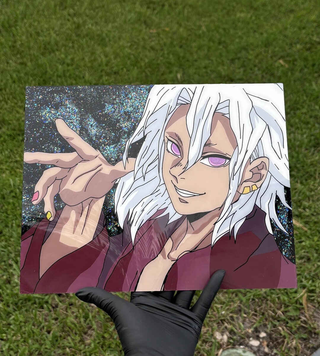 Tengen Uzui 8.5 X 11 DS Anime Glass Painting - Etsy