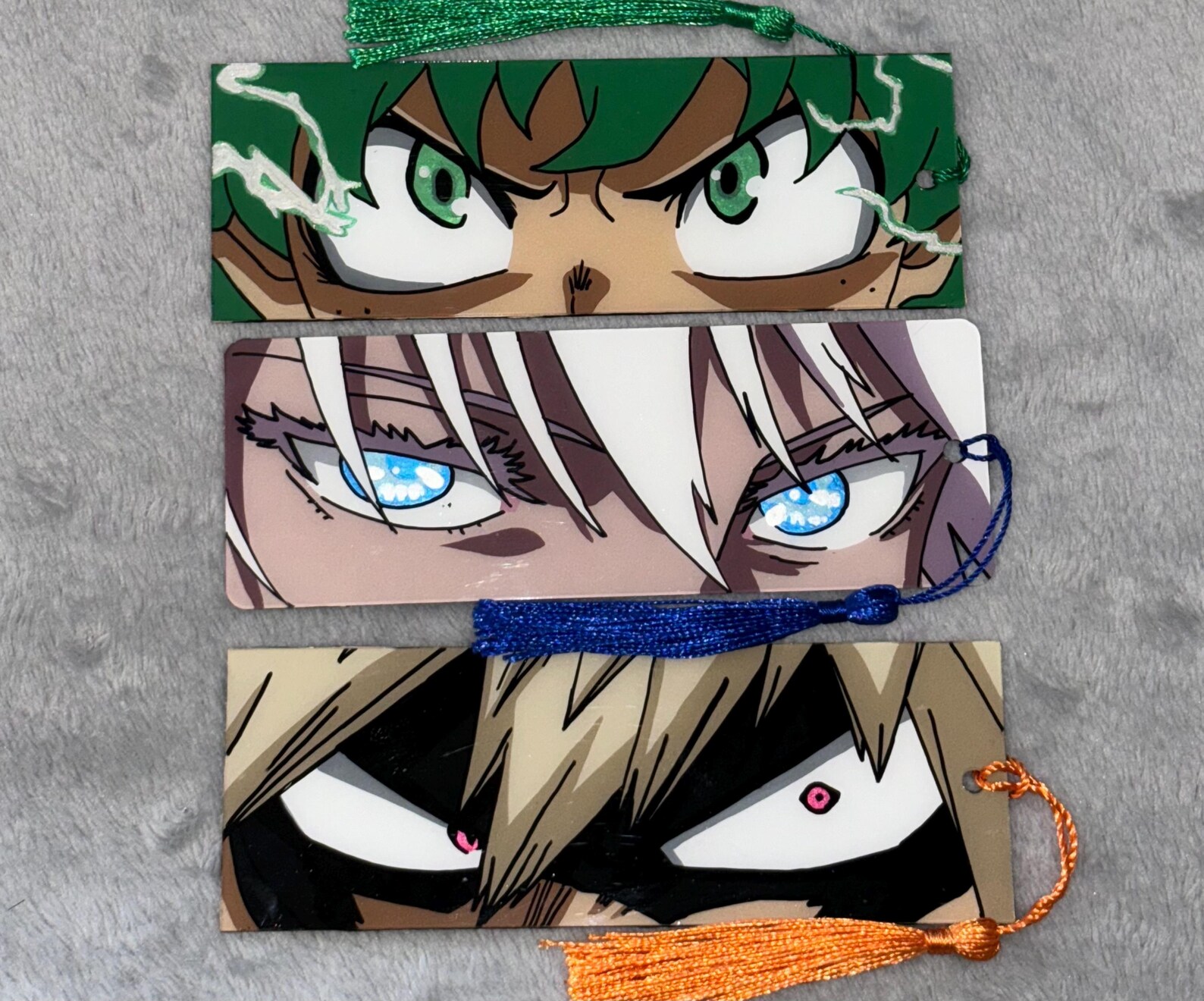 Anime Eyes Bookmarks JJK, MHA Gojo, Bakugo and Deku Available - Etsy