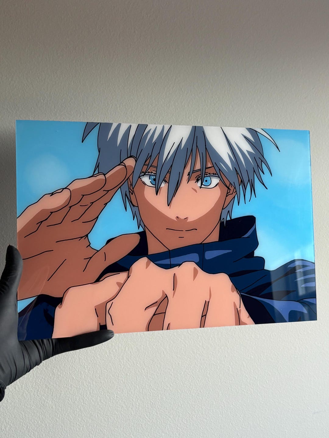 Gojo Satoru 8 X 12 JJK Anime Glass Painting - Etsy