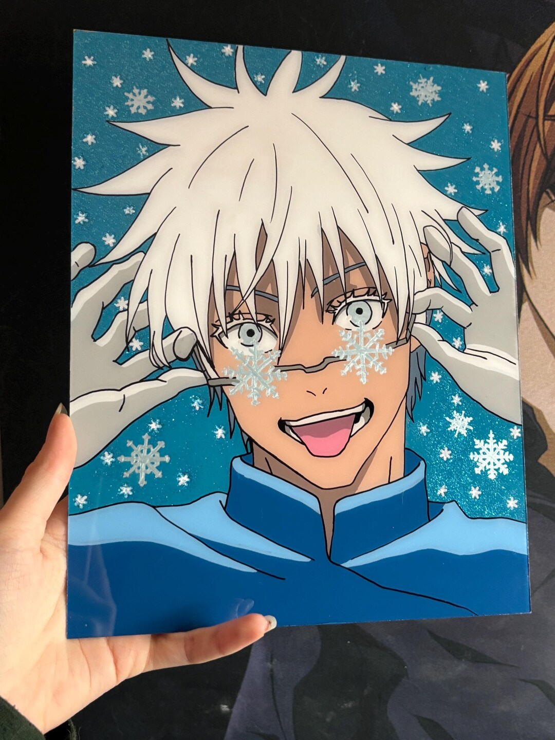 Gojo Satoru |JJK| Anime Glasgemälde |All Halloween, 4th of july ...