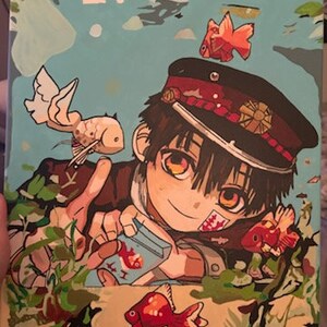 Hanako Anime Canvas Painting |TBHK| BIG CANVAS - Etsy