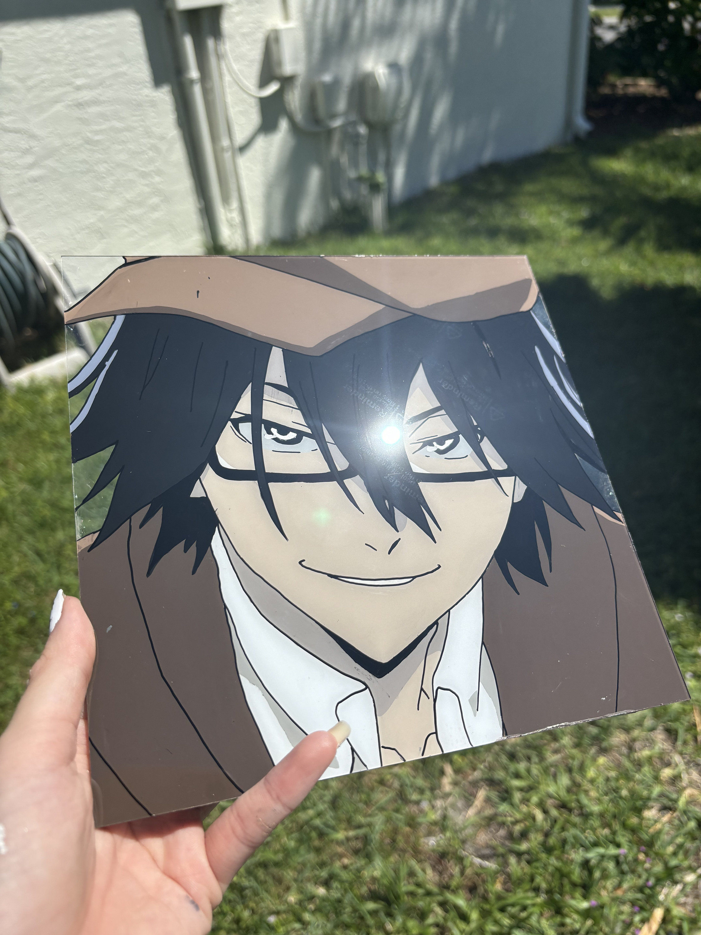 Rampo BSD 8 X 8 Anime Glass Painting - Etsy