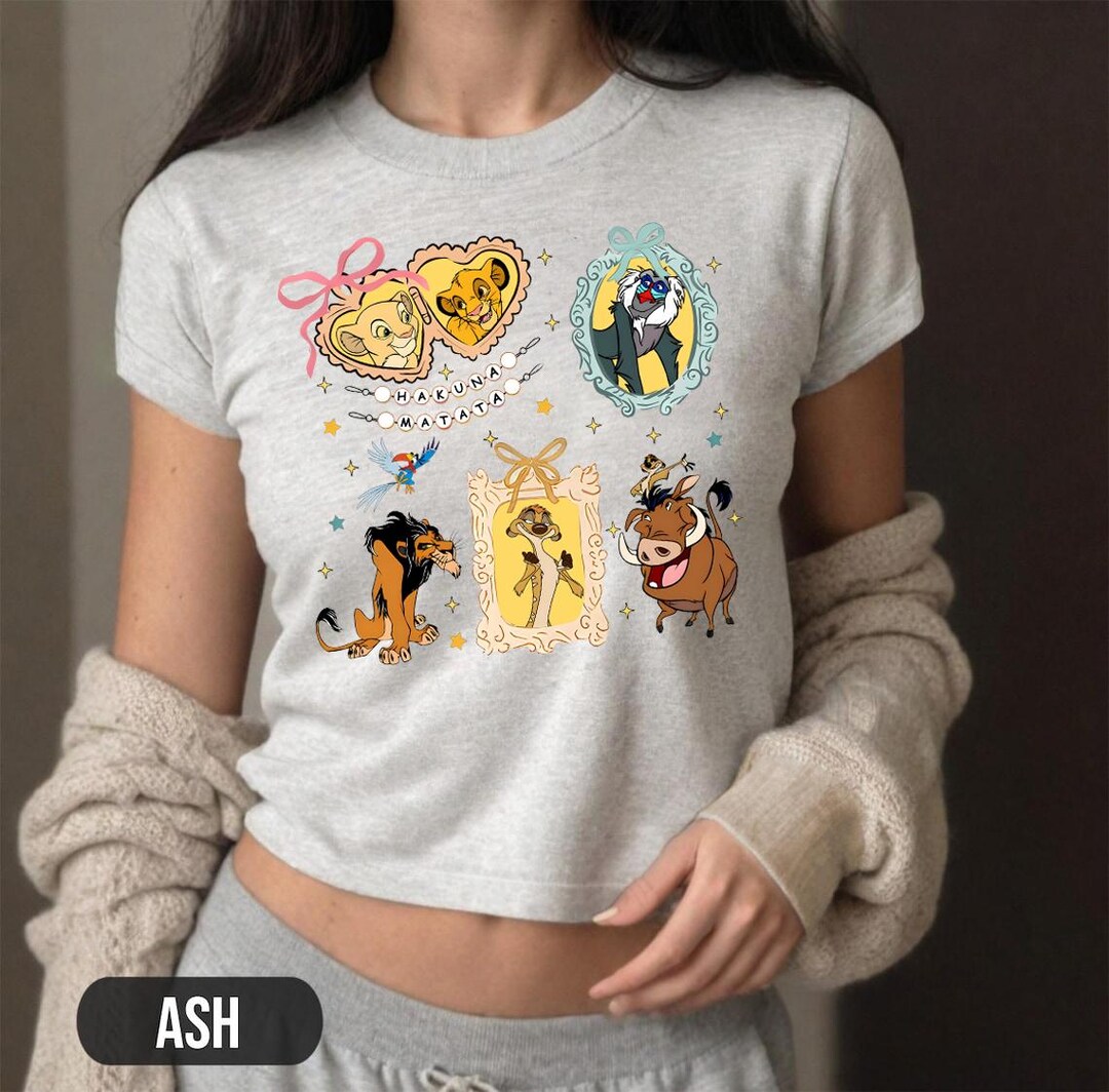 Coquette Bow Bracelets Hakuna Matata the Lion King Shirt, Mufasa Simba ...