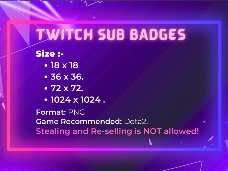 Twitch Checkmark Sub Badges Twitch Badge Colorful Badges for - Etsy