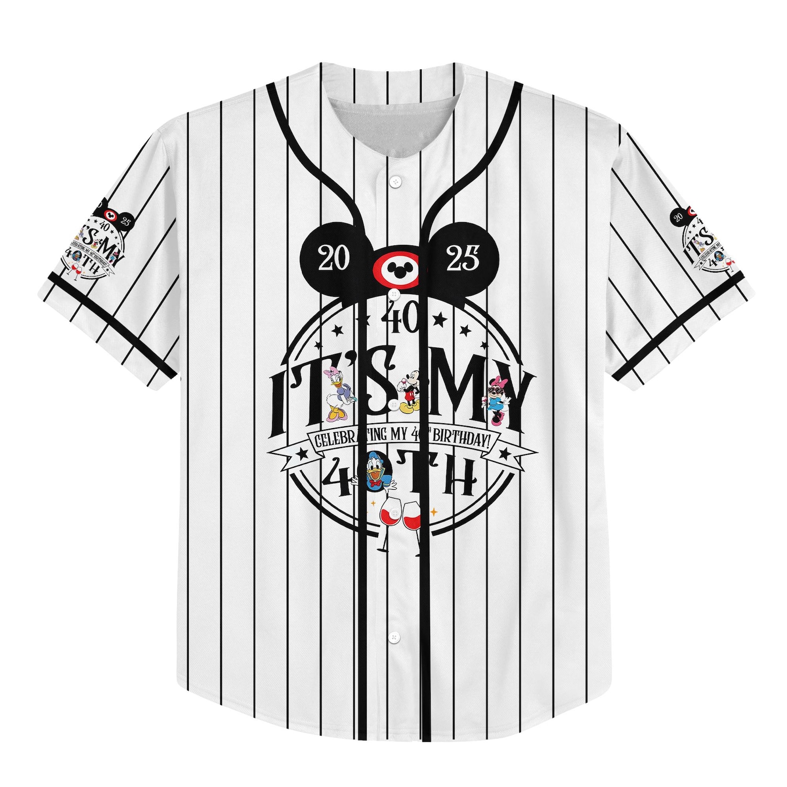 It's My 40th Birthday Baseball Jersey, Epcot Drinking Around the World ...