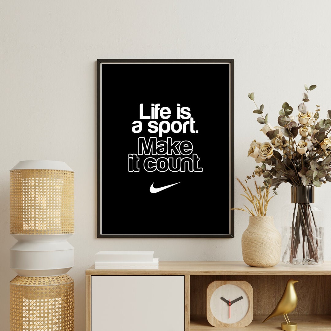 Inspirational Sports Quote Printable Digital Wall Art Png Motivational ...