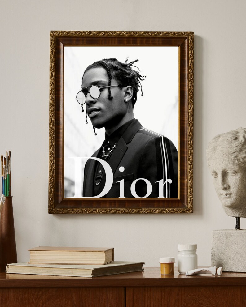 Printable Dior Wall Art Downloadable Vintage Dior Wallpaper - Etsy