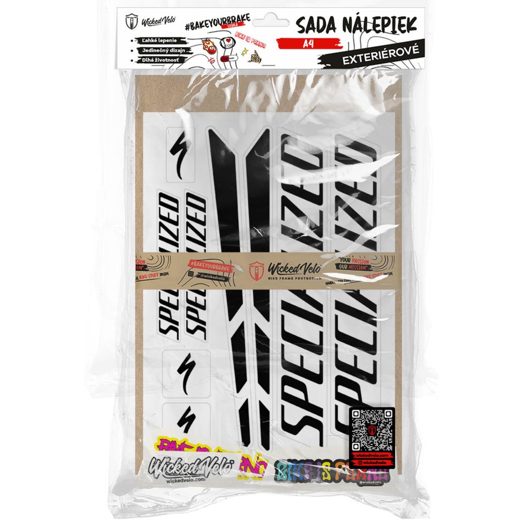 A4 Set of Premium Stickers for Bike Waterproof Vinyl Stickers for ...