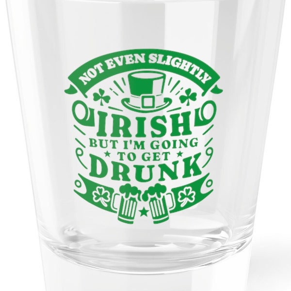 Irish Shot Glass - Etsy