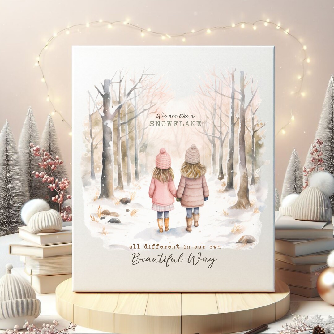 We Are Like a Snowflake...all Beautiful in Our Own Way Canvas Gallery ...