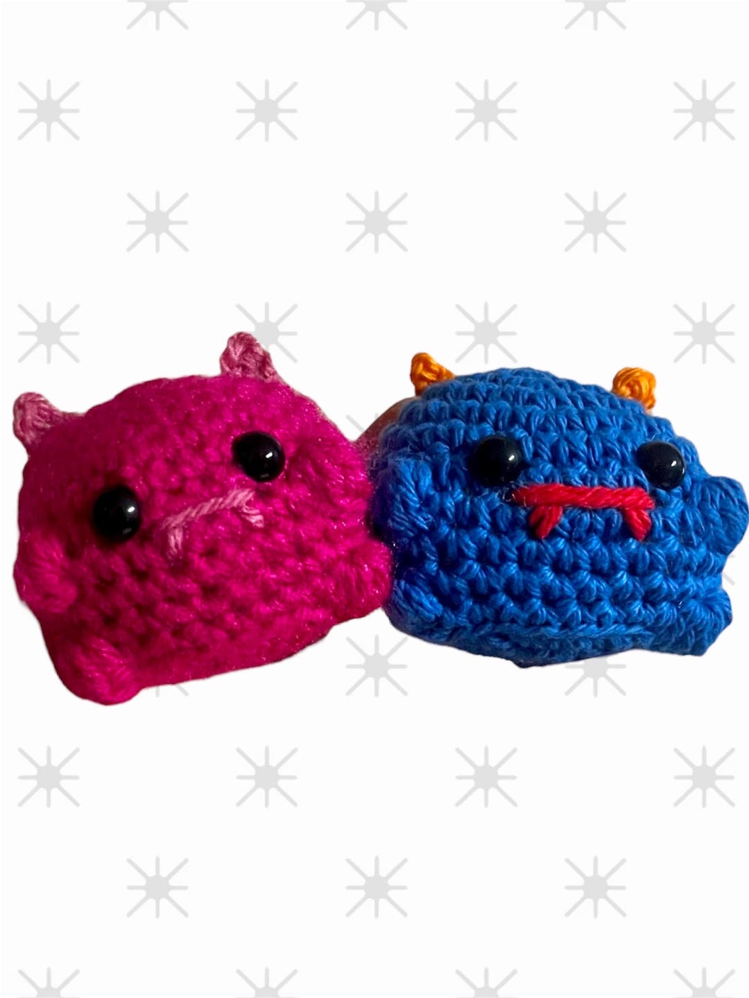 Crochet Monchi Monster | Squishy Monster - Etsy