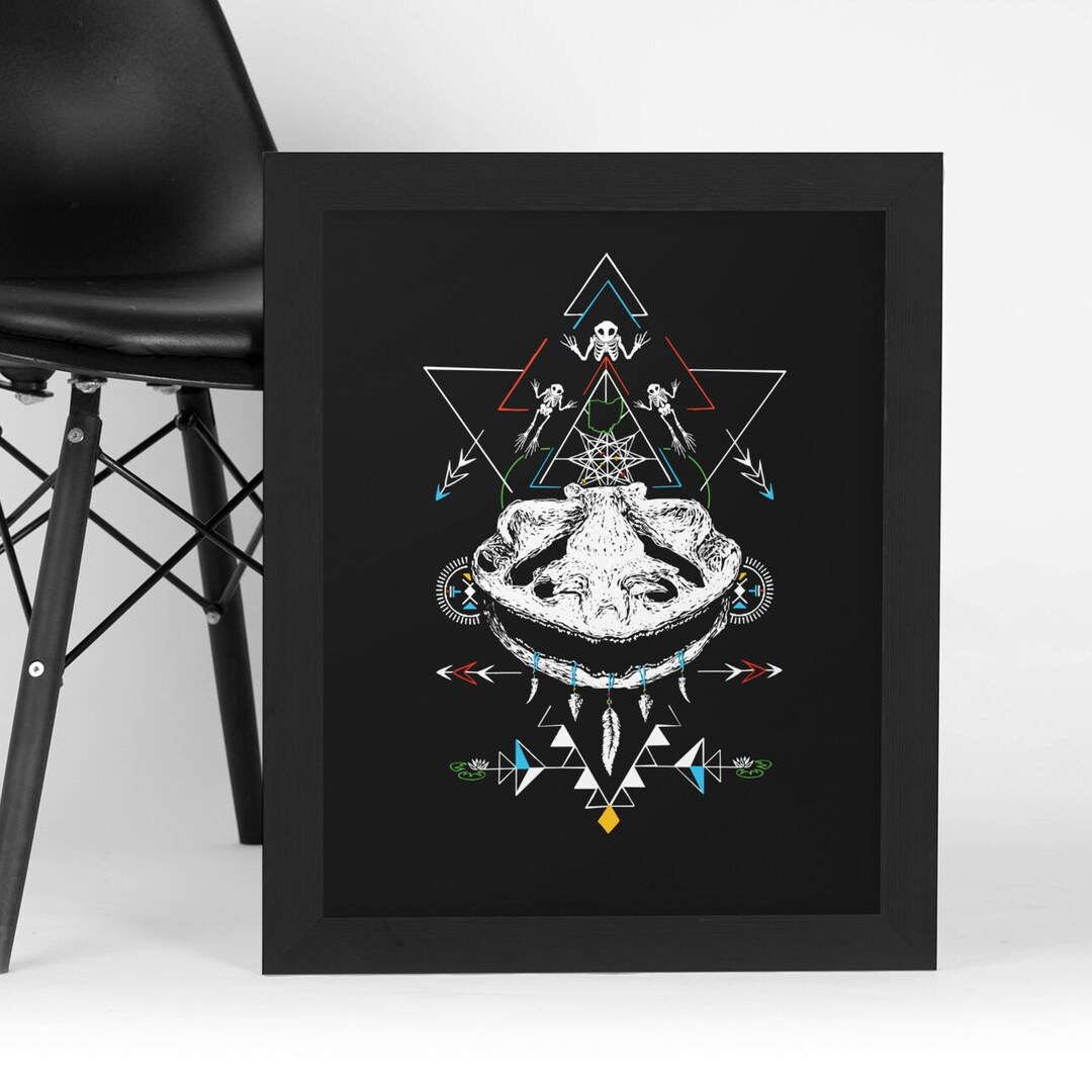 Frogman Fantasy Wall Art Frog Owner Poster Fantasy Framed - Etsy