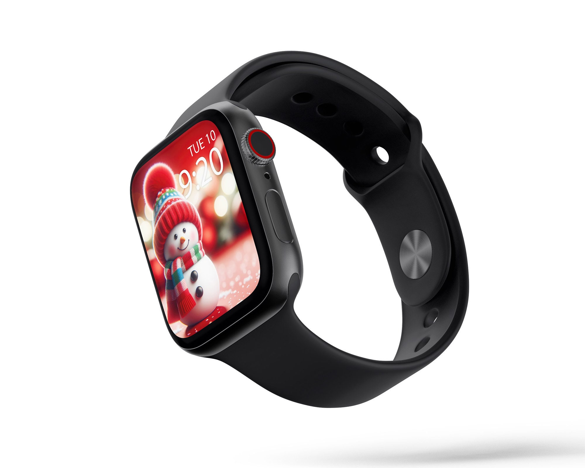 Snowman Apple Watch Wallpaper, Cute Christmas Snowman Christmas Watch ...