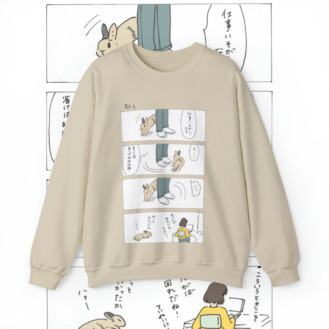 Pet Bunny Sweatshirt, Rabbits Print Cozy Women's Winter Jumper - Etsy