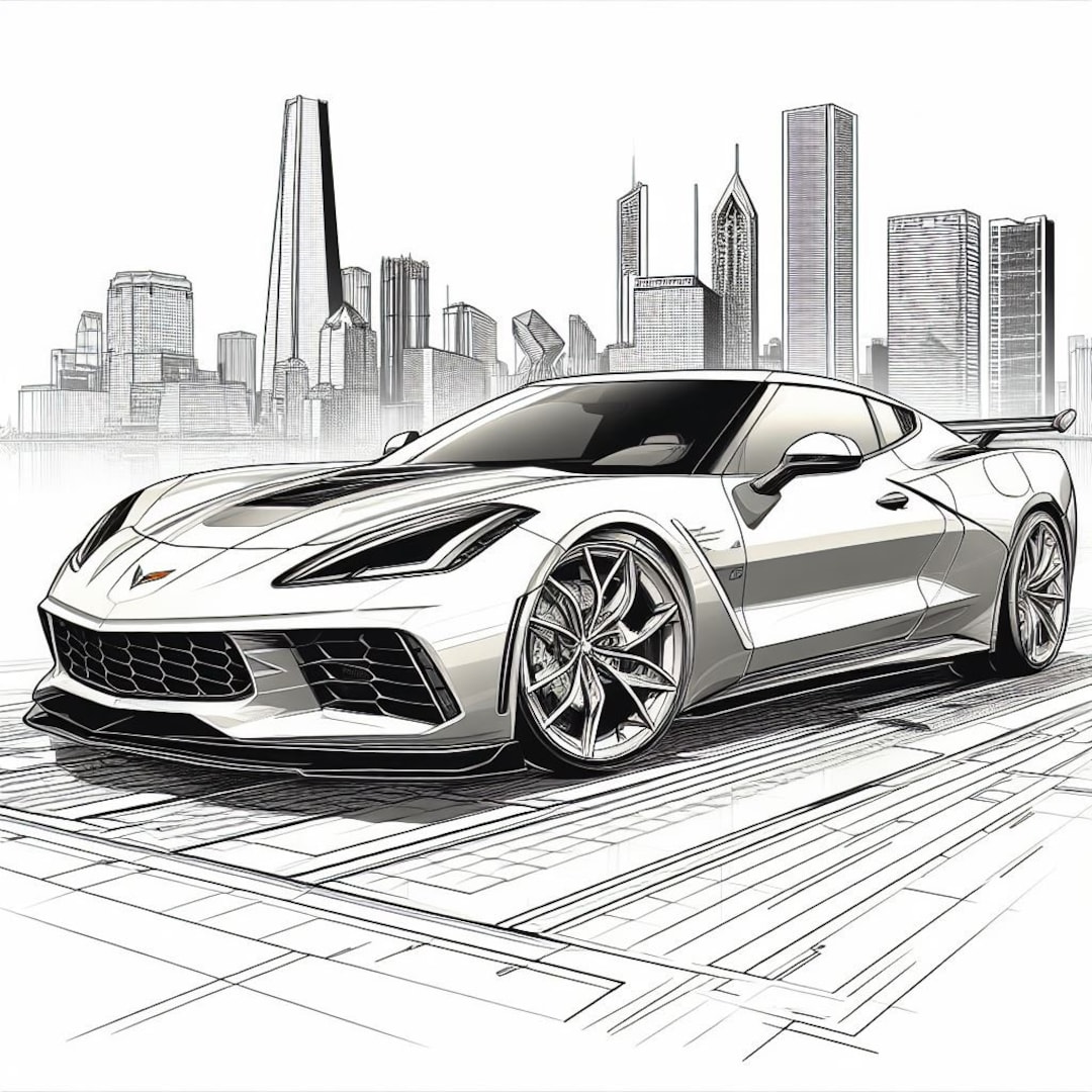 Coloriages Corvette Zr1