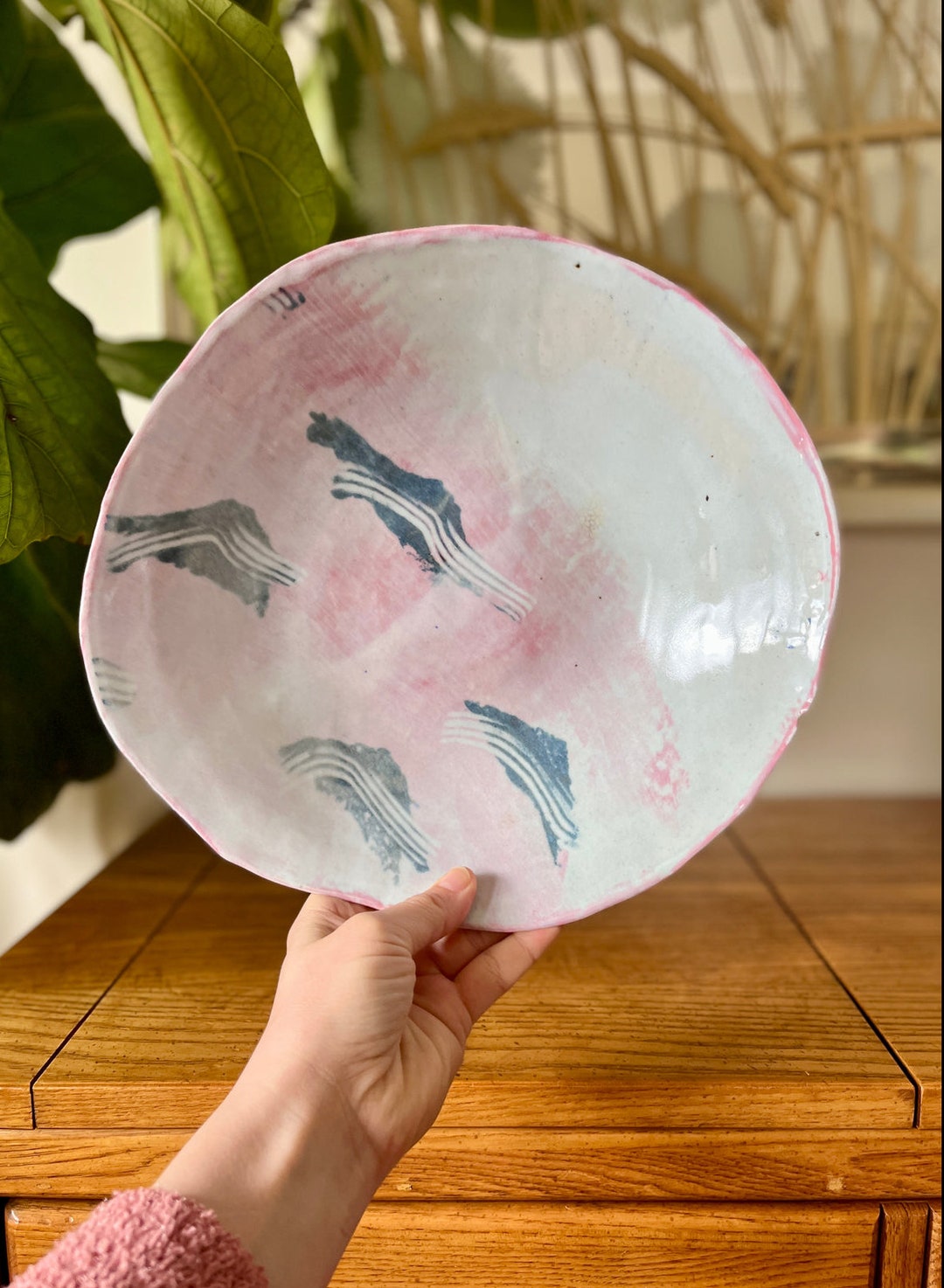 Vintage 1985 Studio Pottery Porcelain Catch-all - Etsy