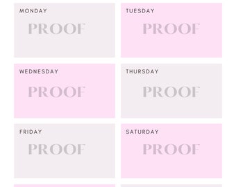 Weekly Planner Landscape, A3 & A4 Printable Planner, Minimalist Planner ...