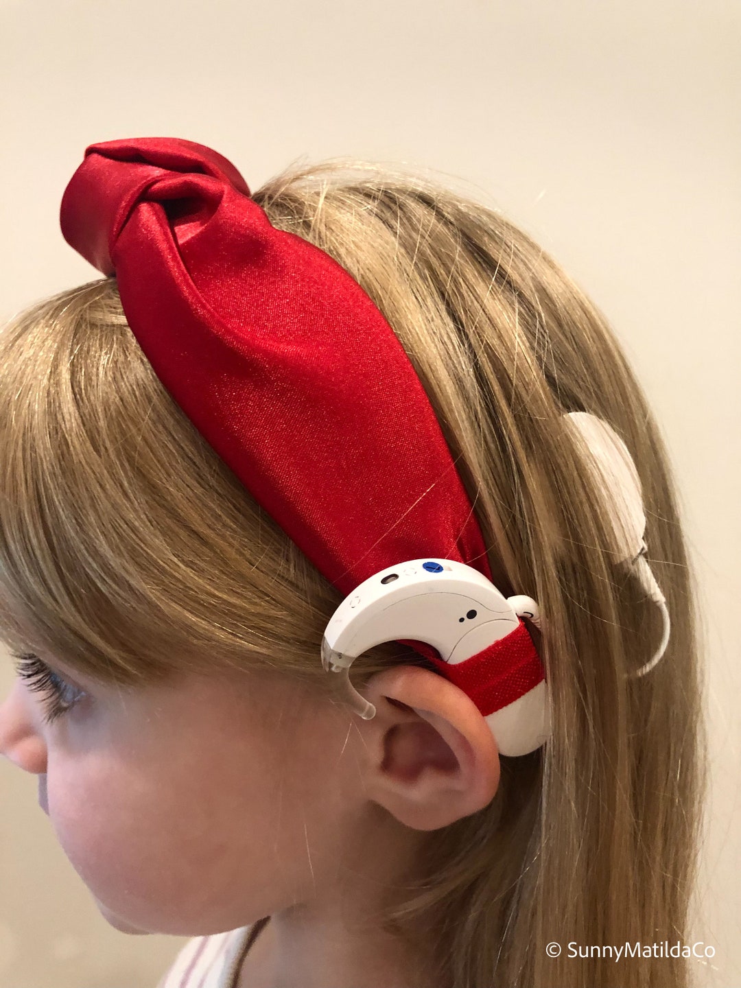 Cochlear Implant Headbands: Knotted, Bow, Bunched- Many Fabric Options ...