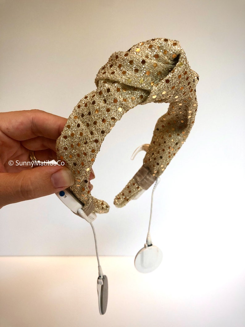 Cochlear Implant Headbands: Knotted, Bow, Bunched- Many Fabric Options ...