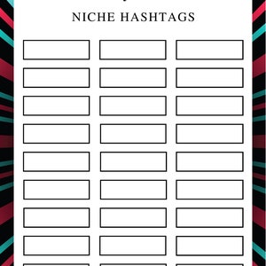 Digital Marketing and Editable Social Media Daily Growth Checklist ...