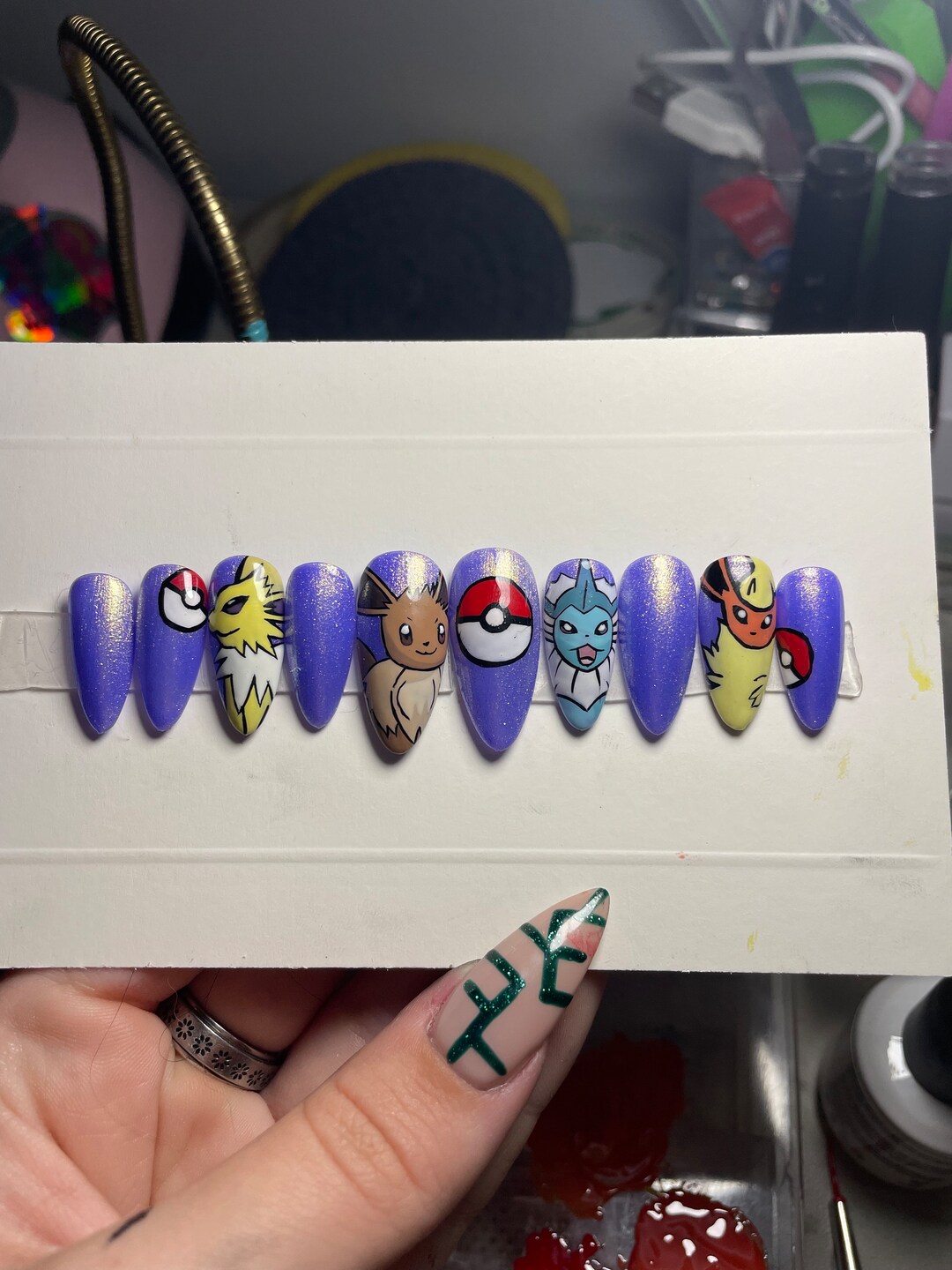 Eeveelution Nails - Etsy