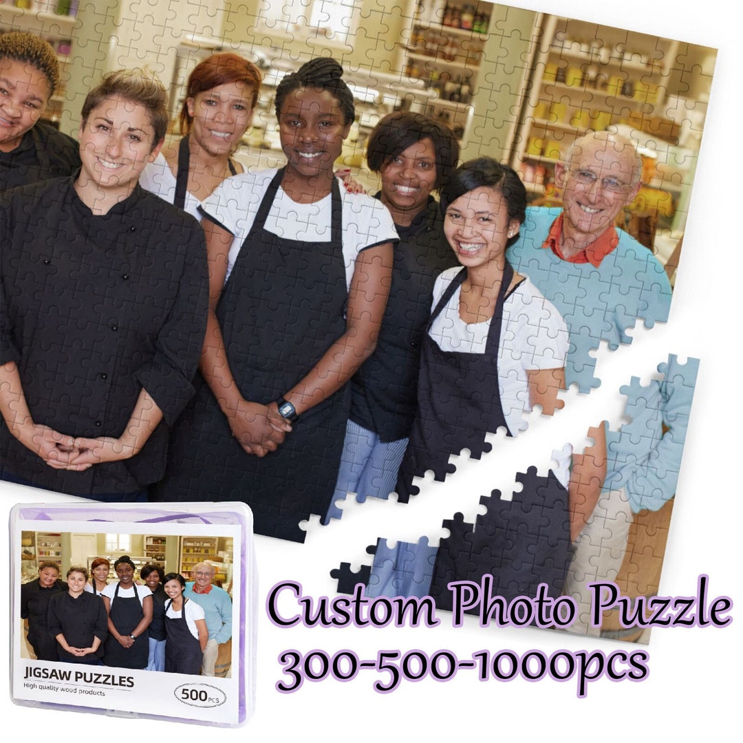 Personalized Photo Puzzle,custom Jiasaw Puzzle,300-1000 Pieces, Unique ...