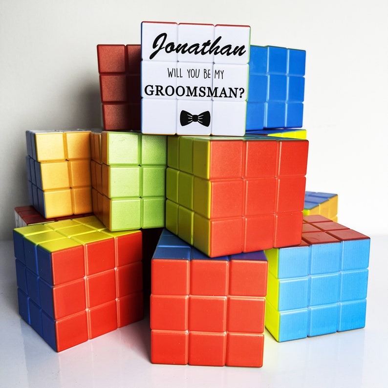 Custom Rubik's Cube Party Favors: Personalized Birthday Gift - Etsy