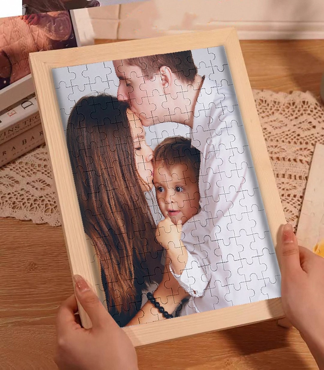 Personalized Photo Wooden Puzzle Custom Jigsaw Puzzle With - Etsy