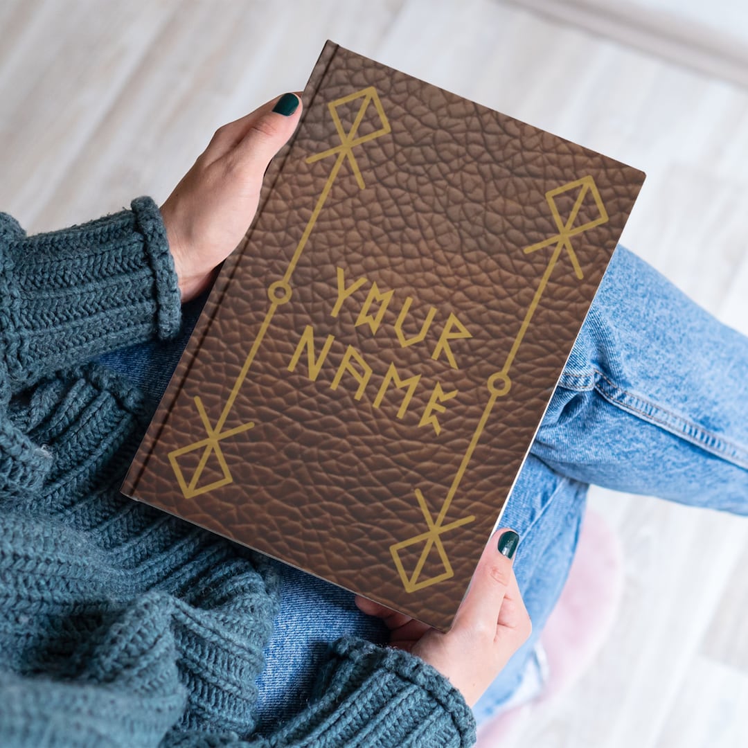 Personalized Viking Journal, Costumizable Notebook, Nordic Simbols - Etsy