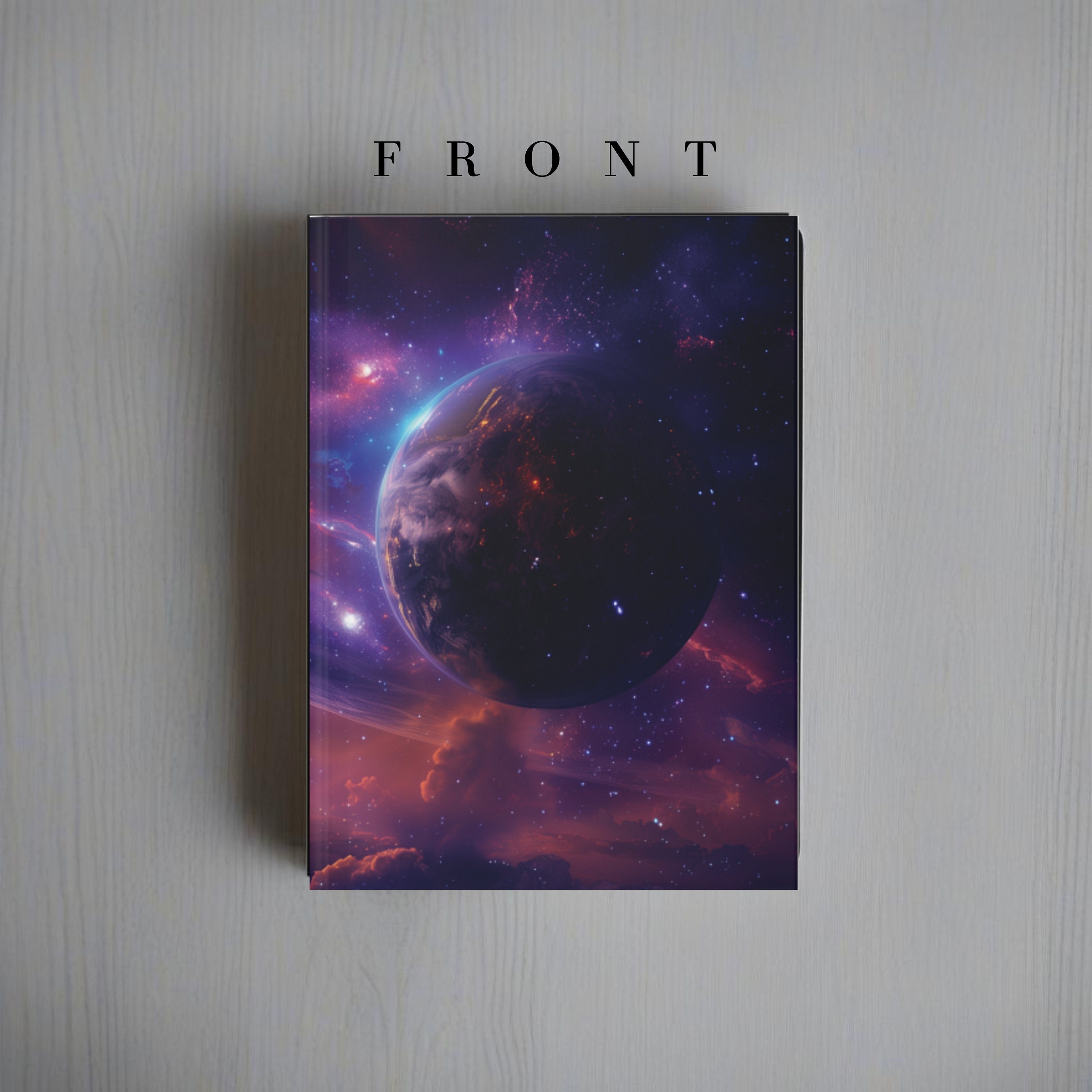 Space Notebook, Planet Journal, Galaxy Lined Pages Notebook, Spacial ...