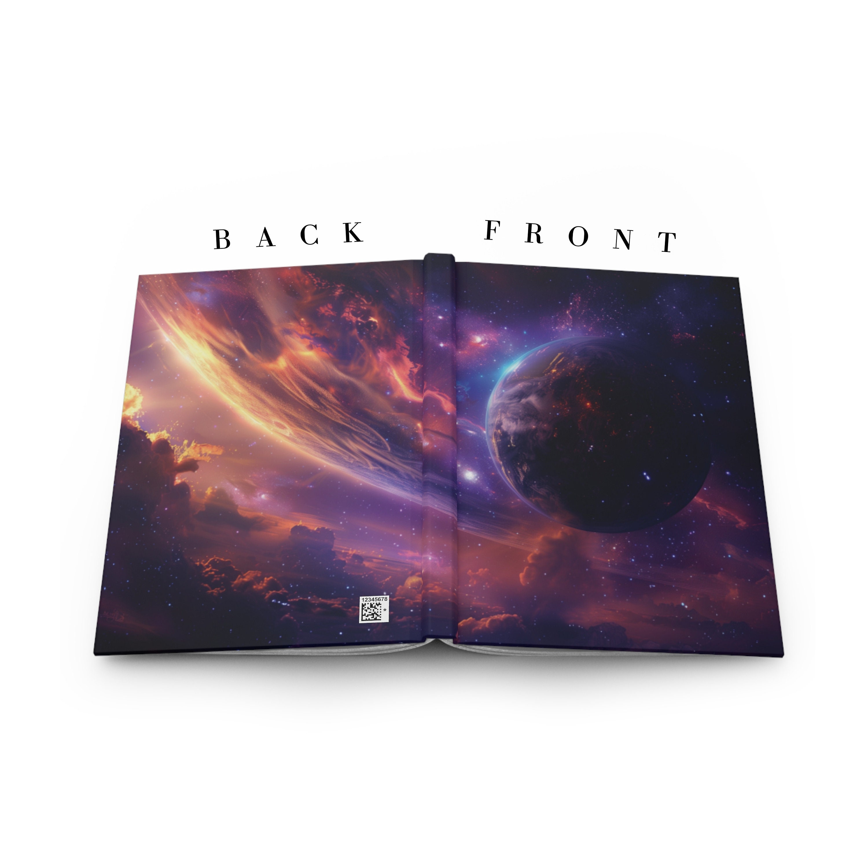 Space Notebook, Planet Journal, Galaxy Lined Pages Notebook, Spacial ...