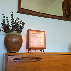 Glass Brick LED Lamp - Etsy